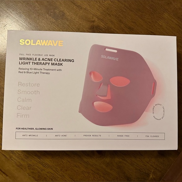 Skincare | Brand New Solawave Redblue Light Led Mask Never Used And ...